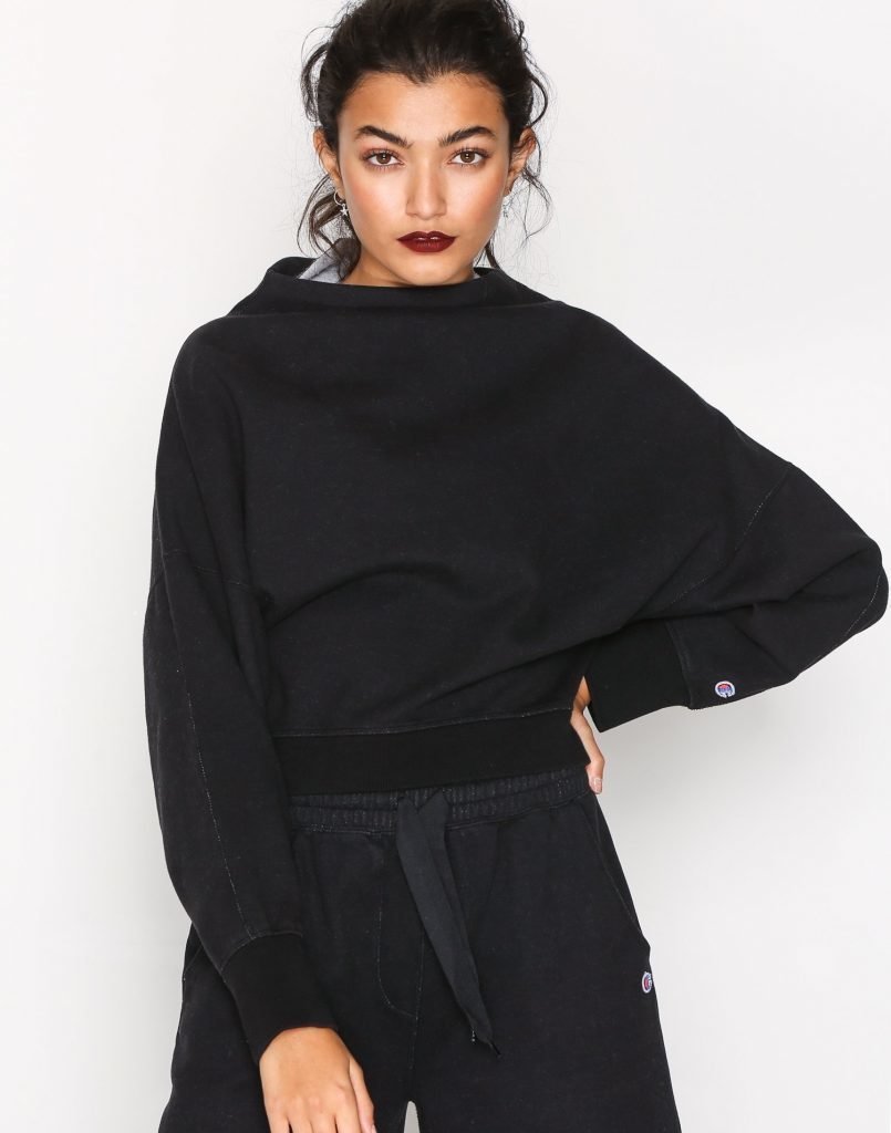 Champion High Neck Sweatshirt Svetari Black - Vaatekauppa24.fi