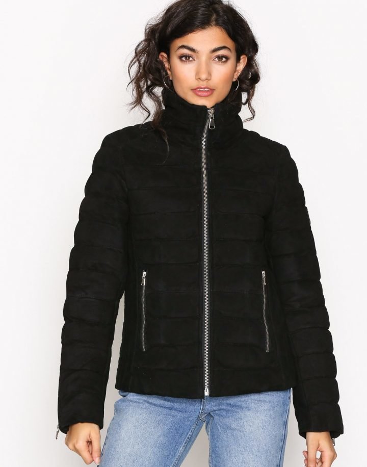 Jofama Astrid Jacket Nahkatakki Black - Vaatekauppa24.fi