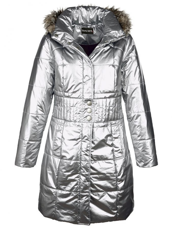 Laura Kent Talvitakki Hopeanvärinen - Vaatekauppa24.fi