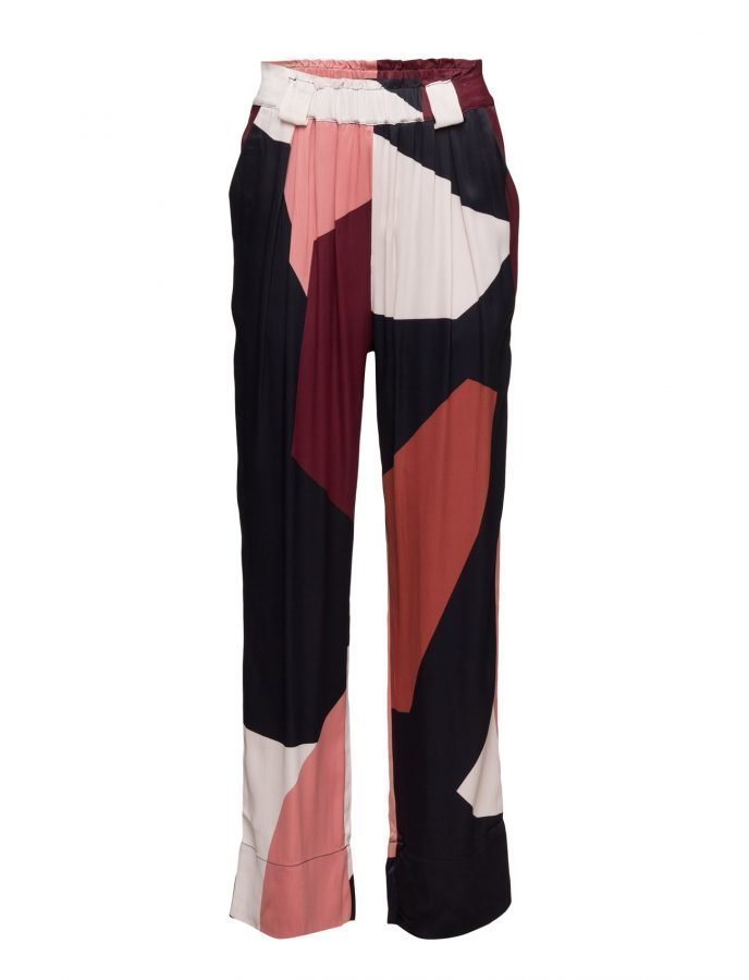 STINE GOYA Vinnie 147 Blocks leveälahkeiset housut - Vaatekauppa24.fi